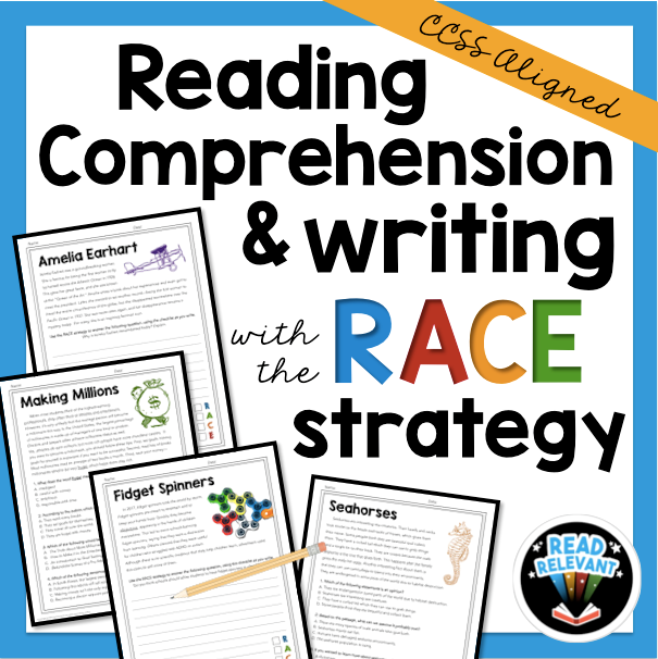 Reading Comprehension and Writing with the RACE Strategy Grades 6-8 ...
