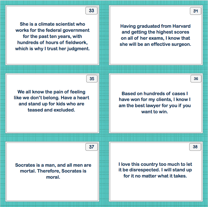 Ethos Pathos Logos Activity